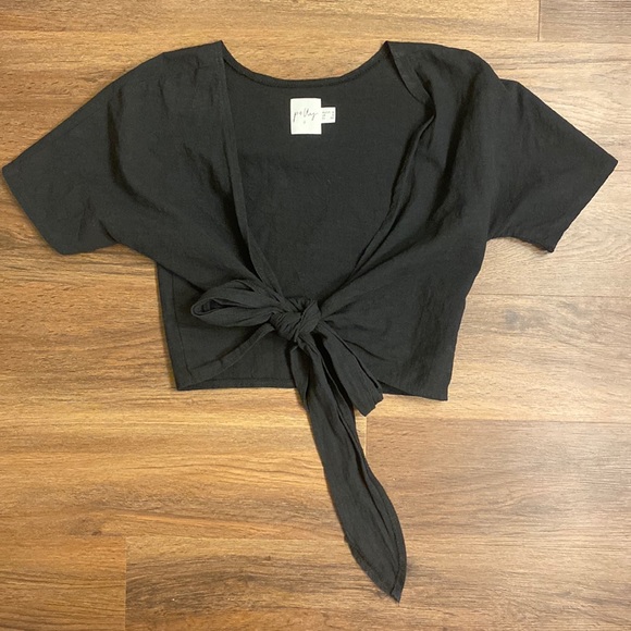 Princess Polly | Tops | Polly Tie Crop Top | Poshmark